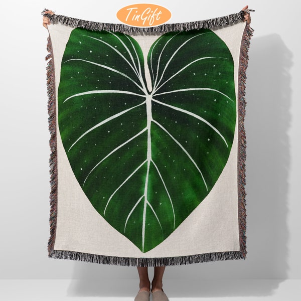 Leaf Throw Blanket - Etsy