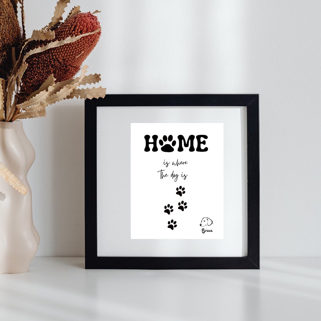 Pet Digital Print Cat Paw Print Quote Print Pet Lover Gift Dog/cat Pet ...