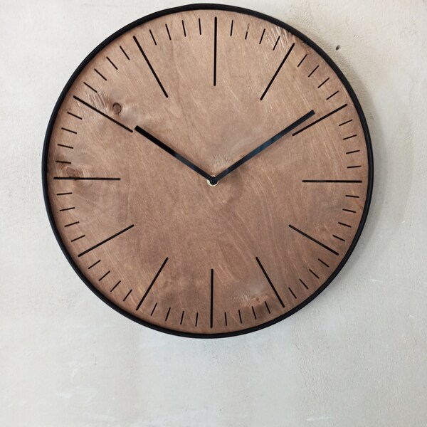 Walnut Clock - Etsy
