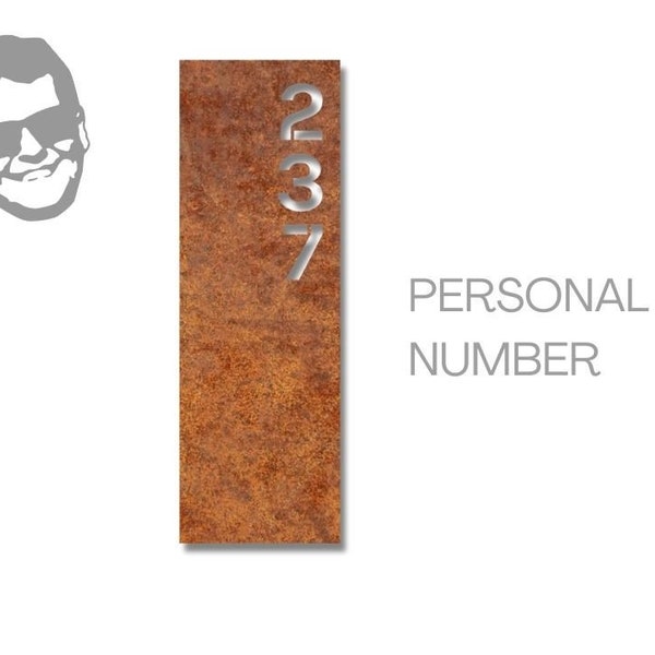 Corten Address Numbers - Etsy