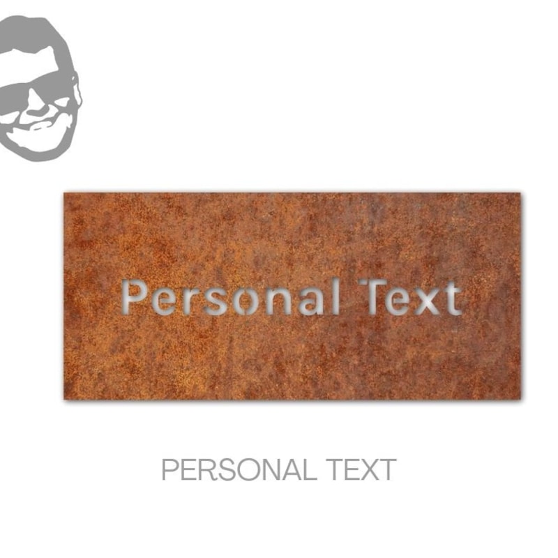 Rusted Metal Sign - Etsy