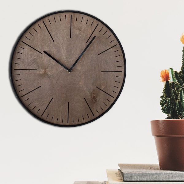 Big Round Wall Clock - Etsy