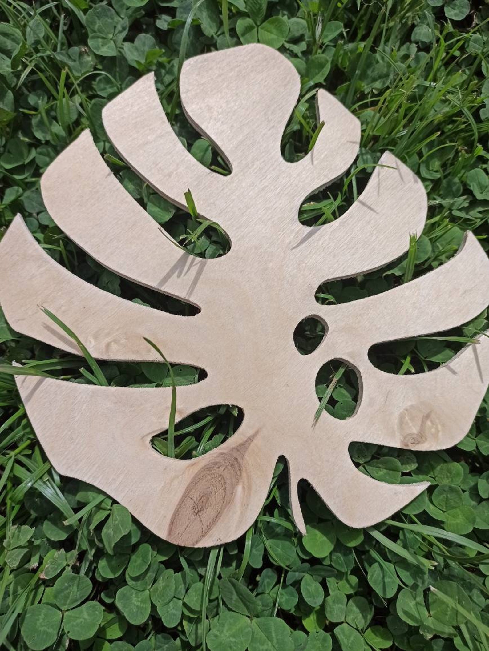 Hudge Wood Monstera Leaf Wall Big Monstera Decoration Wood - Etsy