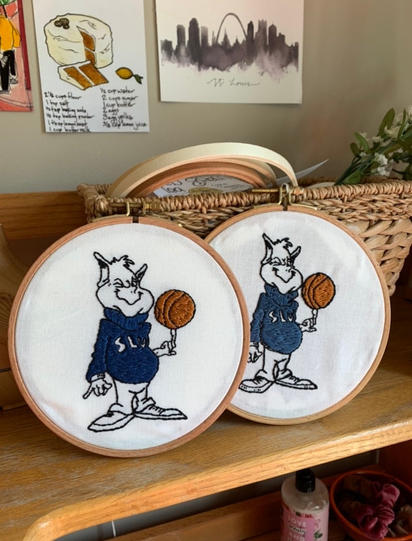 SLU Billiken Embroidery - Etsy