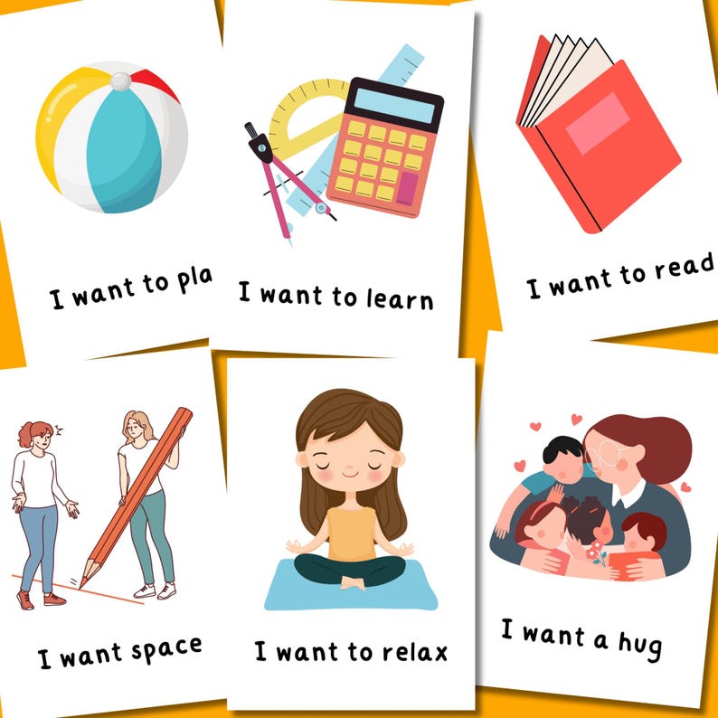 Emotions and Needs Flashcards | Autism Flashcards | Emotion Cards for ...