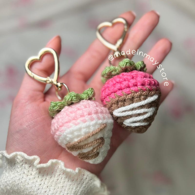 Heart Chocolate Keychain - Etsy