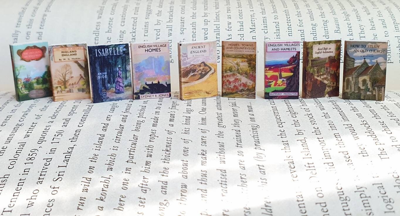 Miniature Books Collection of 9 | Etsy