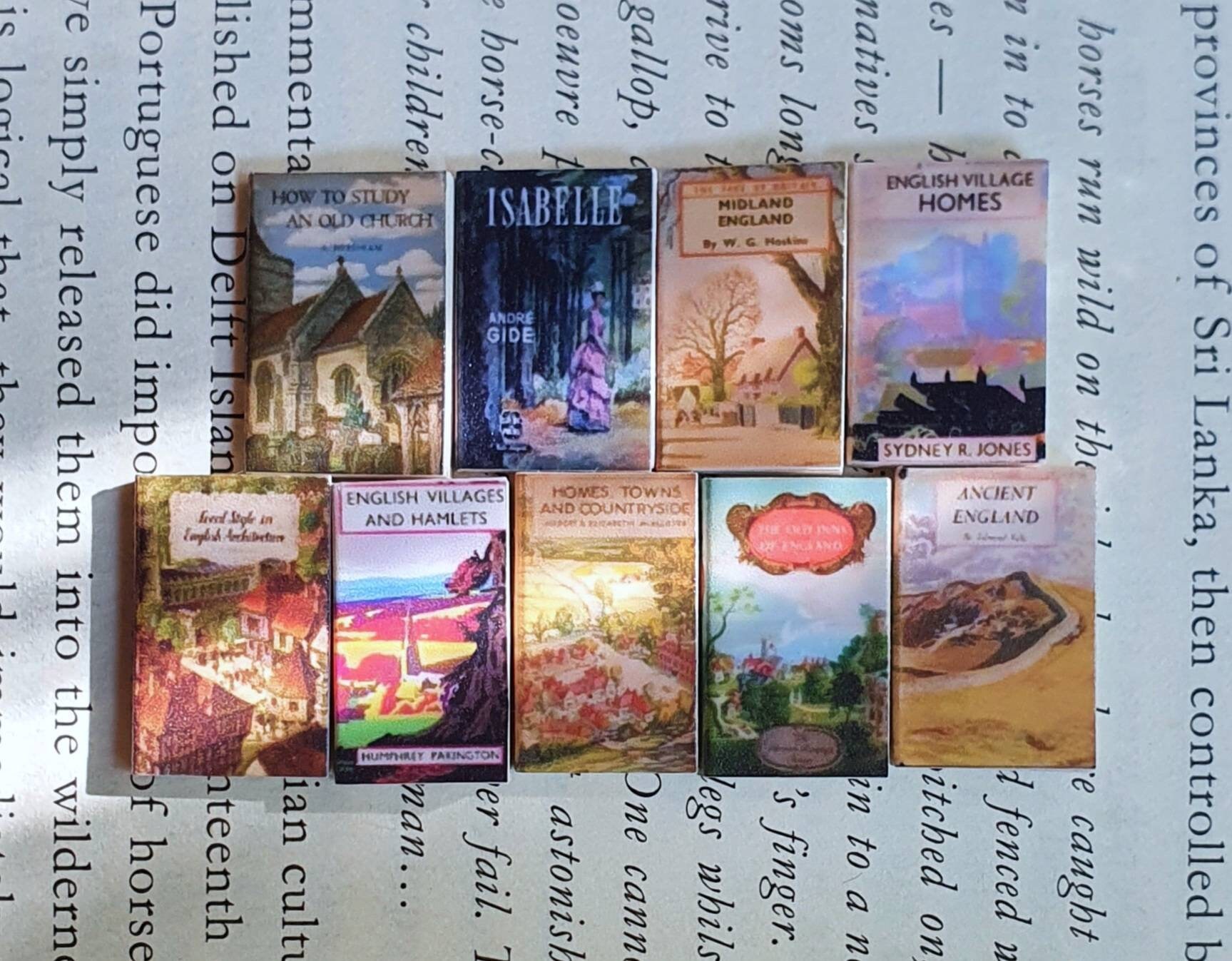 Miniature Books Collection of 9 | Etsy