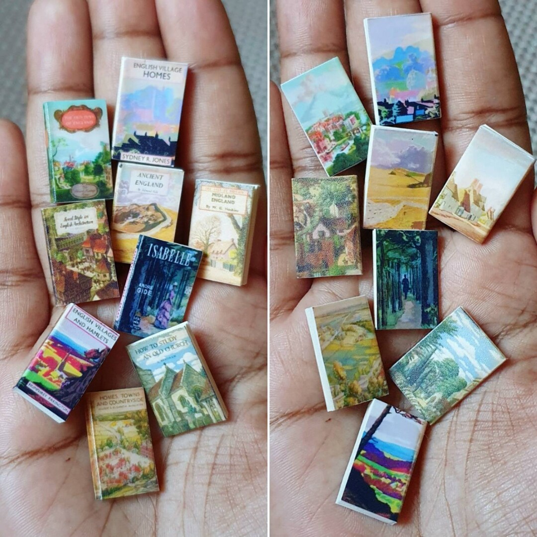 Miniature Books Collection of 9 - Etsy