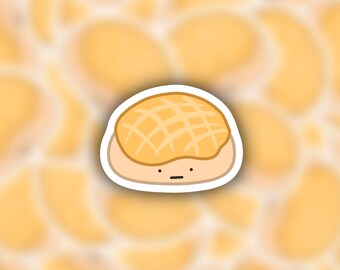 Pineapple Bun Sticker - Etsy