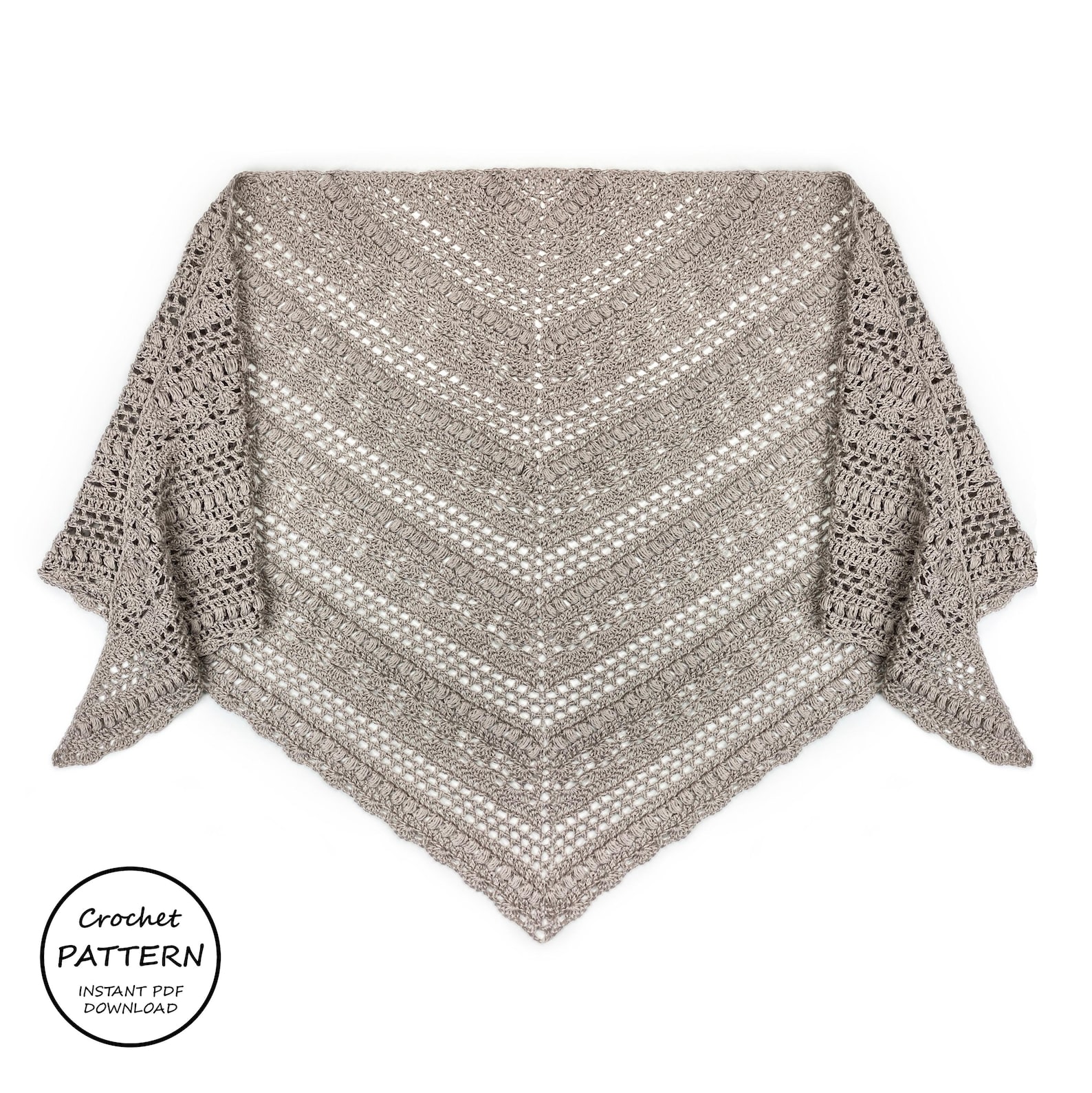 Crochet Shawl Pattern / Harmony Shawl / PDF Download - Etsy