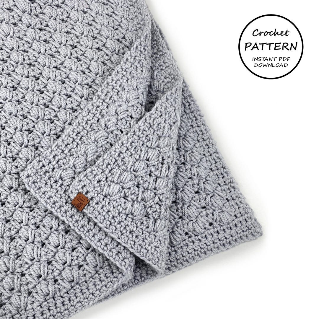 Crochet Blanket Pattern / Willow Blanket / PDF Download - Etsy