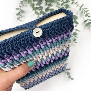 Crochet Book Sleeve Pattern / Alpine Book Cover / PDF Download - Etsy