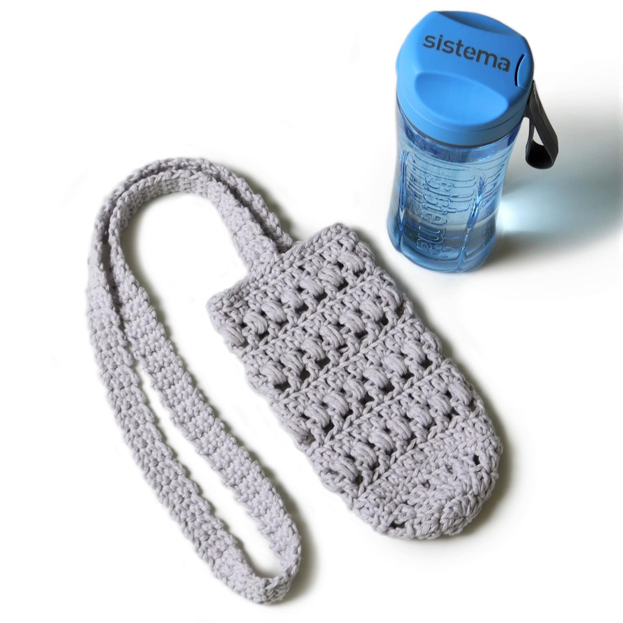 CROCHET PATTERN / Loopy Water Bottle Bag / Easy Crochet | Etsy