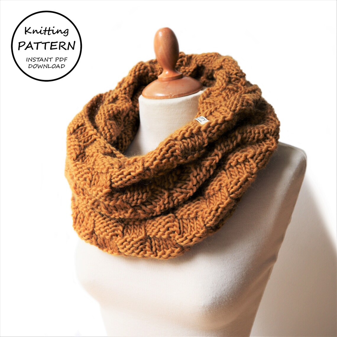 KNIT PATTERN / Arizona Snood / Easy Knit Pattern / Instant PDF - Etsy UK