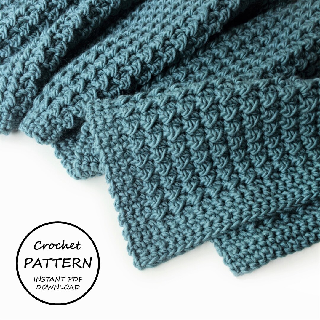 CROCHET PATTERN / Loopy Blanket / Easy Crochet Pattern / - Etsy