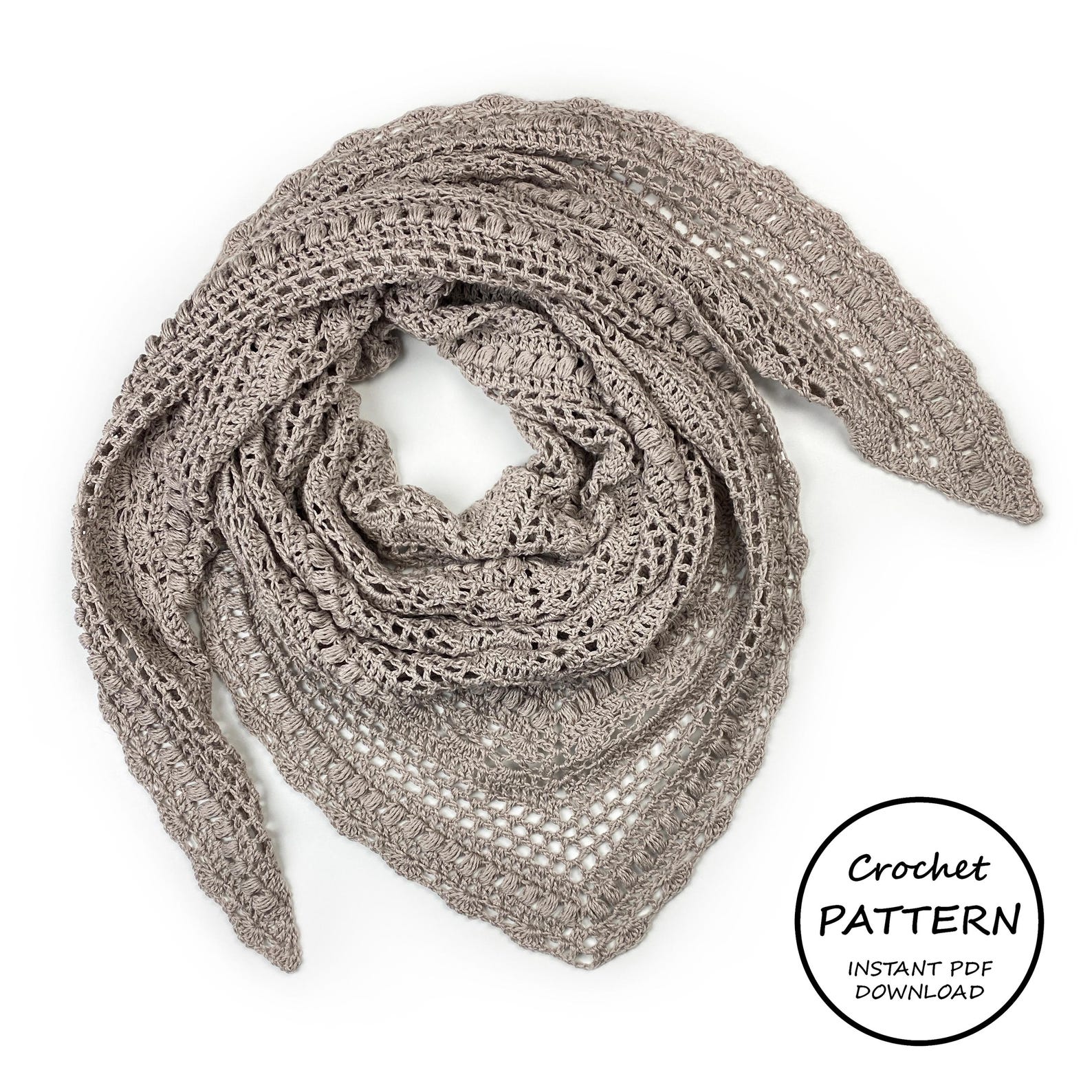 Crochet Shawl Pattern / Harmony Shawl / PDF Download - Etsy