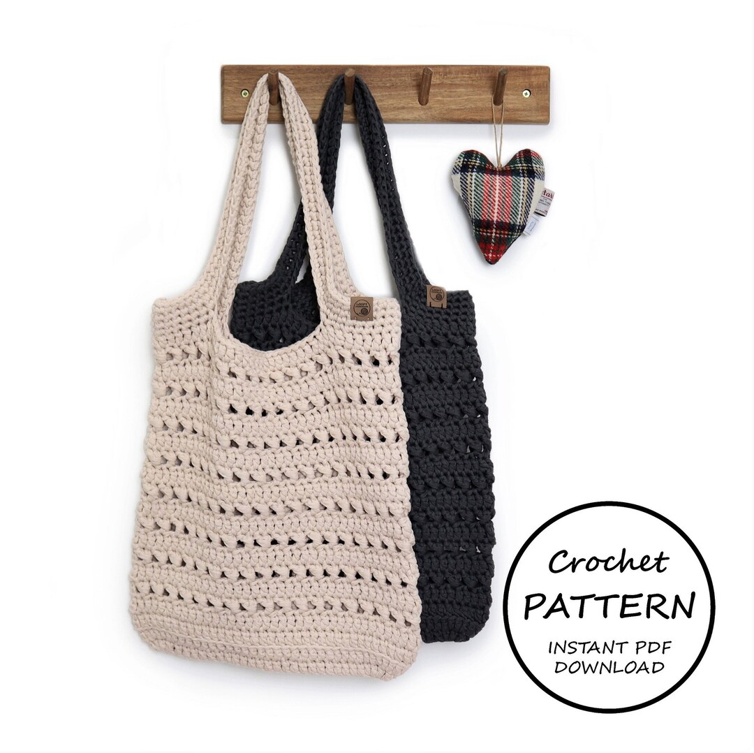 CROCHET PATTERN / Jain Tote Bag / Easy Crochet Pattern / Instant PDF ...