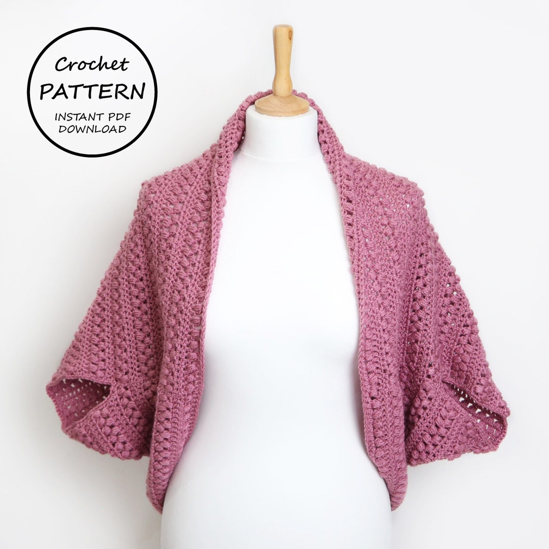CROCHET PATTERN / Easy Loopy Cardi / Instant PDF Download - Etsy