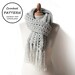 CROCHET PATTERN / Emma Scarf / Easy Crochet Pattern / Instant | Etsy