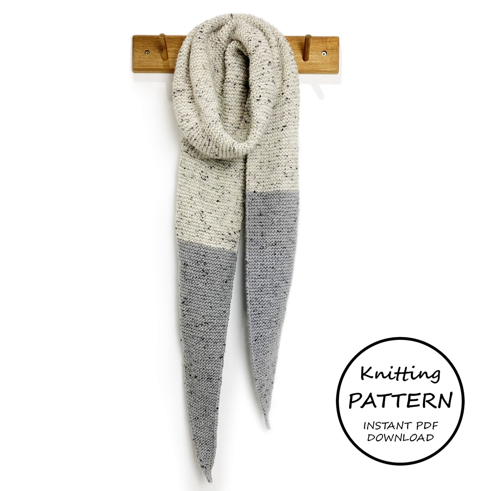 Knit Scarf Pattern / Colorado Scarf / Easy Beginner Scarf / PDF ...
