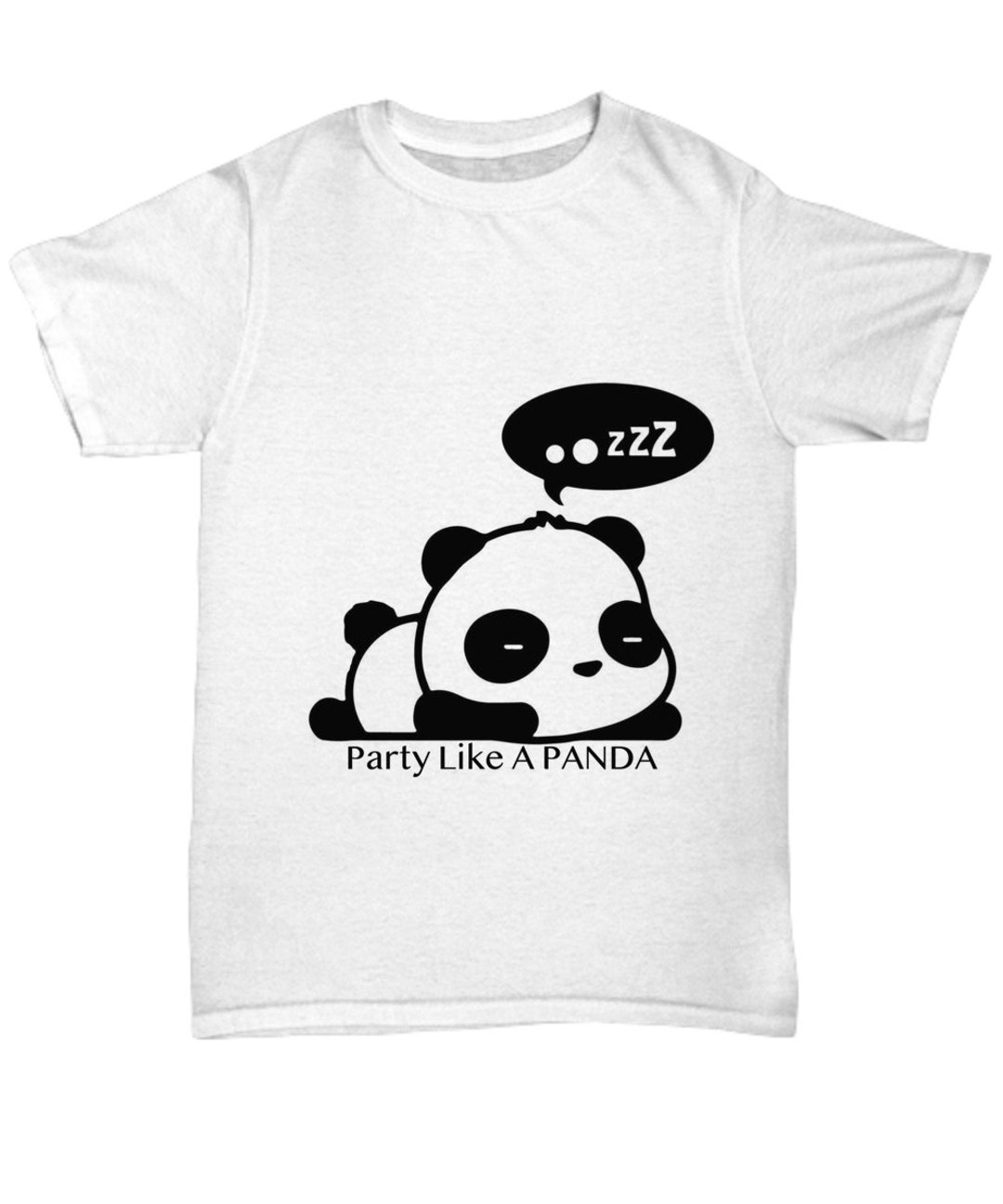 Party Like A Panda T-shirt/funny Panda Shirt/panda Lovers Tee/panda ...