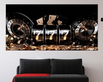 Gambling Wall Art - Etsy