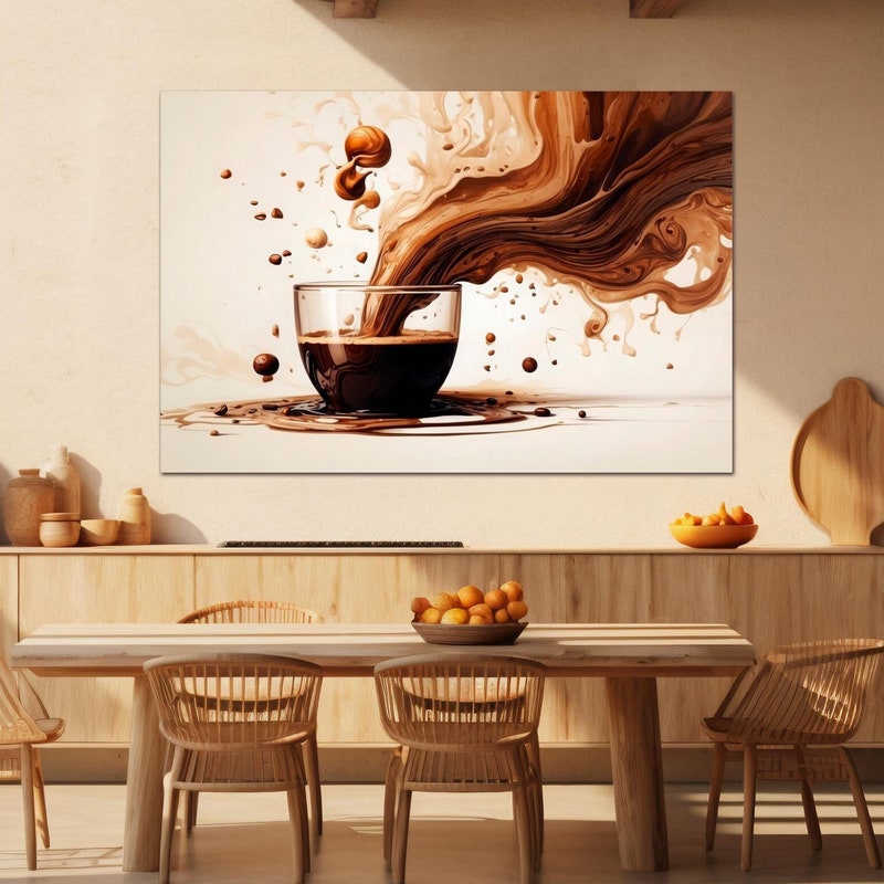 Coffee Canvas Art - Etsy