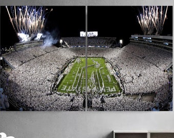 Penn State Stadium Art - Etsy