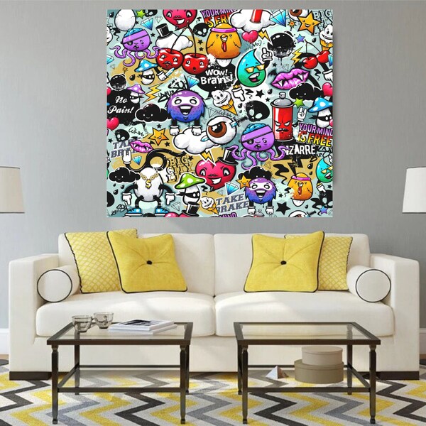 Colorful Wall Art - Etsy