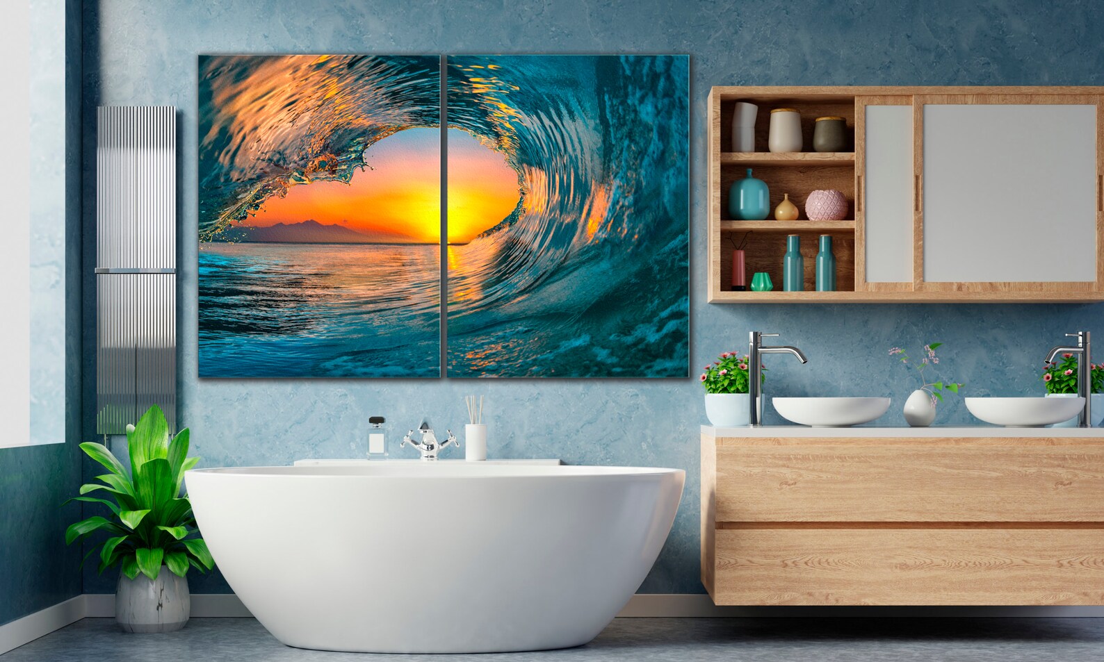 Big Wave Wall Art Surf Wave Poster Ocean Waves Wall Art Ocean - Etsy