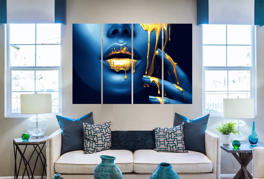 African American Art African Wall Art Lips Canvas Art African - Etsy