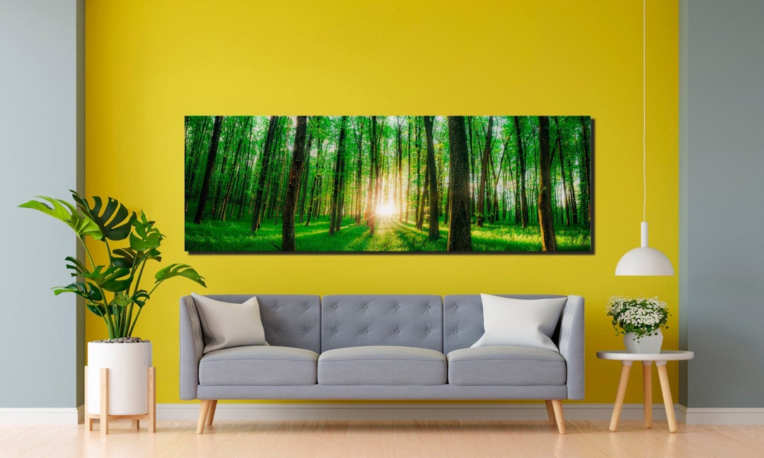Forest Wall Art Large Forest Set Forest Photo Print Forest Canvas ...