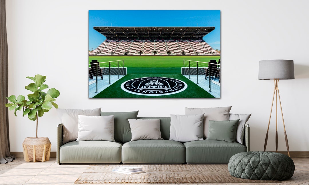 Inter Miami Canvas Wall Art Stadium Wall Decor Football Club Print Man ...