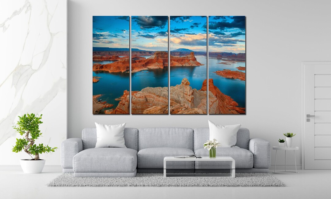 Lake Powell Canvas Lake Powell Print Lake Powell Art Classical Art Lake ...