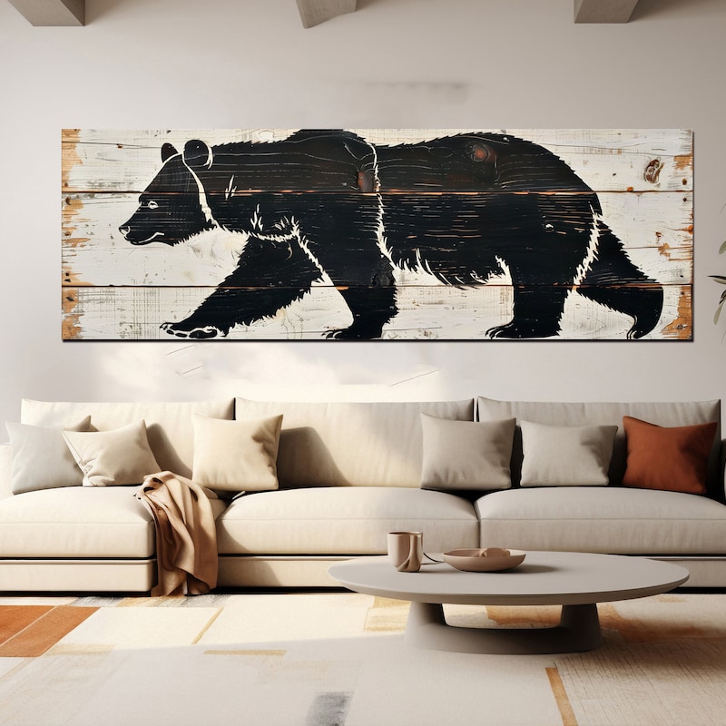 Bear Painting - Etsy