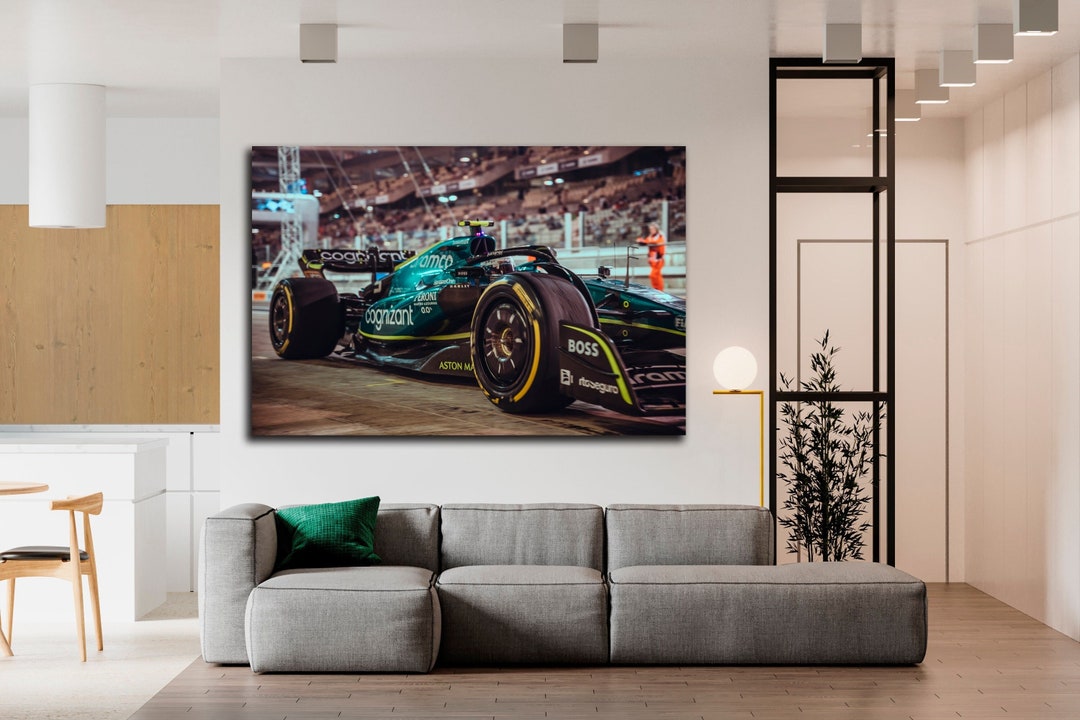 The Last Race Aston Martin Db11 Formula 1 Print Vettel F1 Poster ...