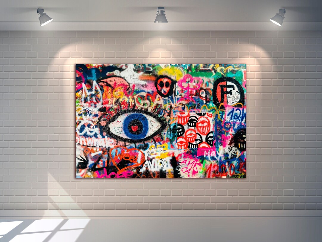 Abstract Street Art Graffiti Home Decor - Add Vibrant Energy to Any ...