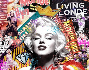 Original CASPA Artwork, warhol Basquiat Boxing Giclée, Modern Wall Art ...