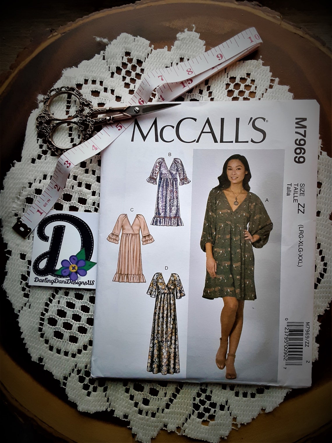 Mccall's M7969 Pullover Dress Sewing Pattern - Etsy