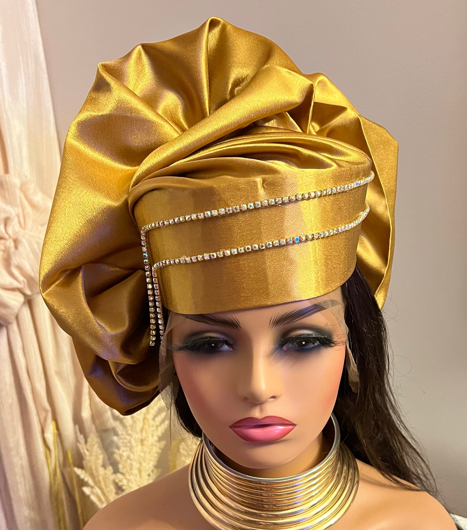 African Head Tie. Wrap Auto Gel - Etsy