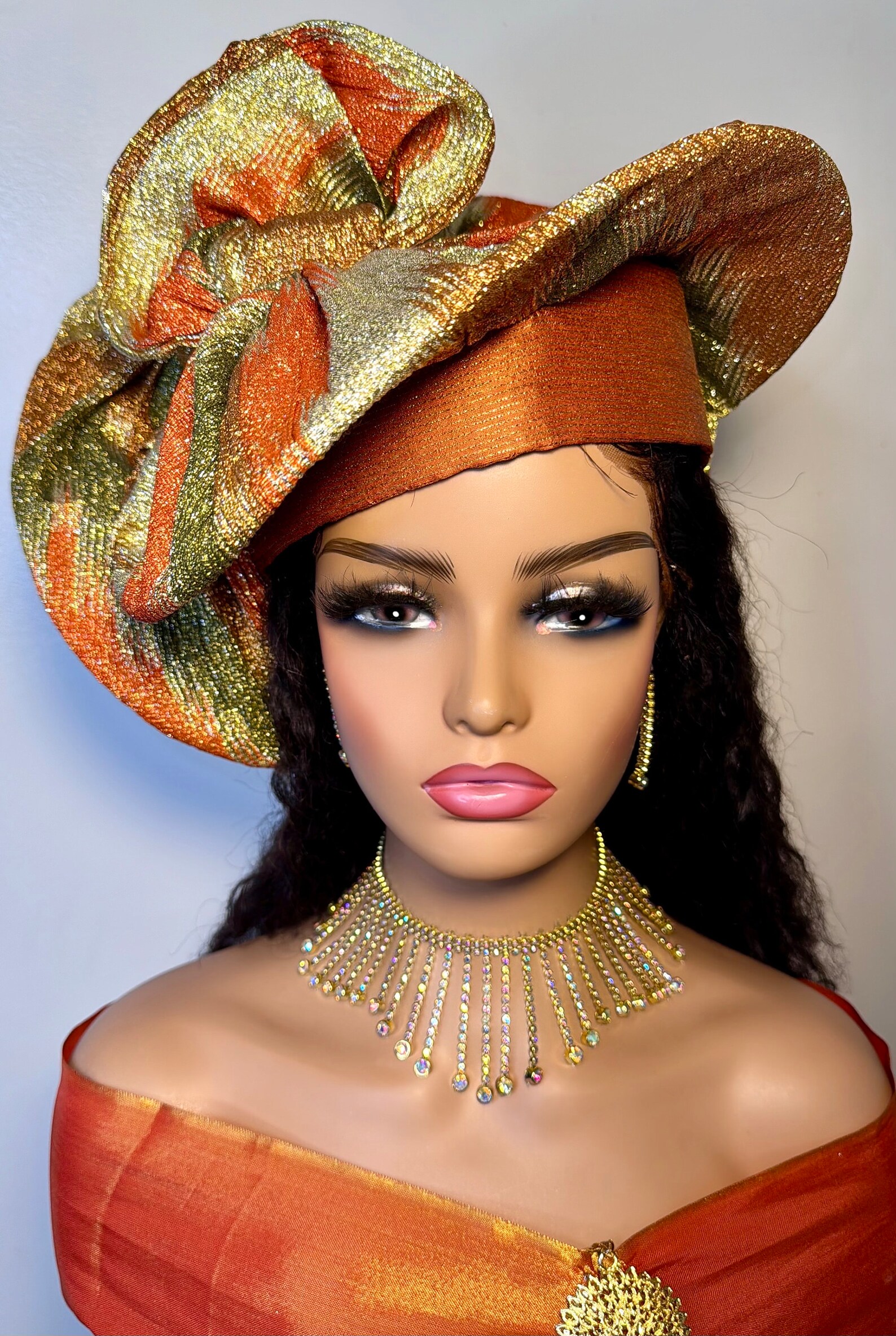 African Head Wrap Hand Made Ready to Wear. - Etsy