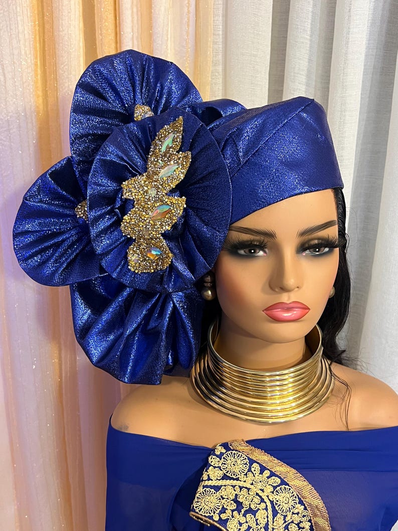 African Head Wrap Auto Gele - Etsy