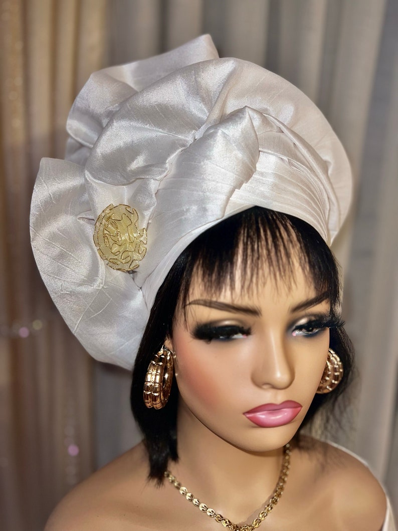 African Head Wrap Ready to Wear Hand Made - Etsy