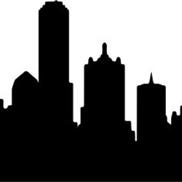 Dallas Skyline Png - Etsy