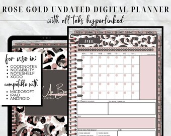 Rose Gold Planner | Etsy