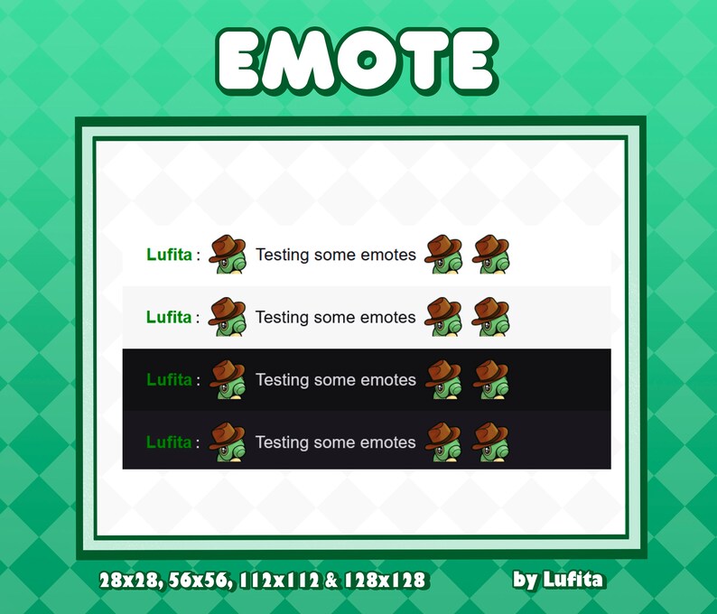 Cowboy Hat Caterpie Emote Twitch/discord/youtube - Etsy