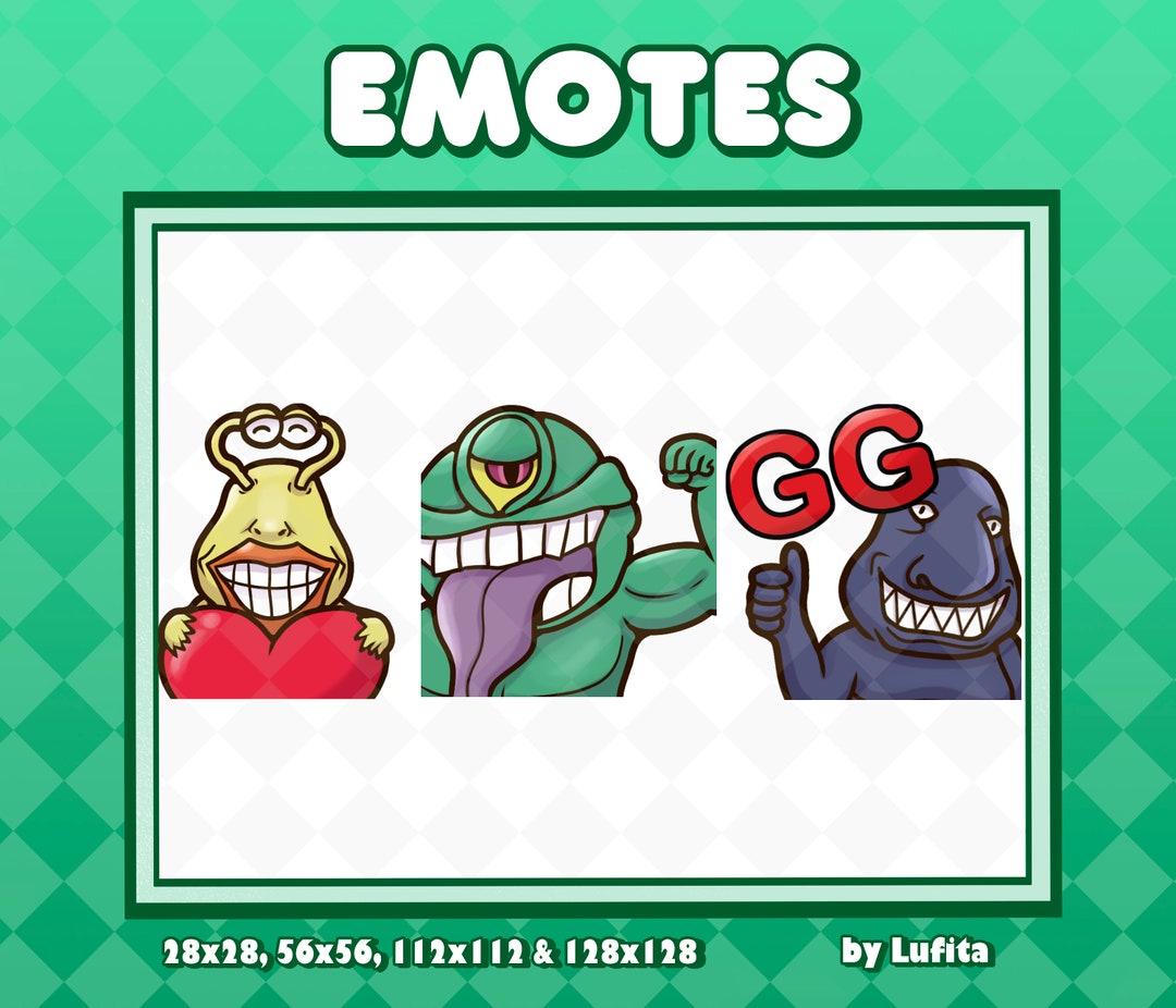 Ojama Emotes Yu-gi-oh Love GG Muscle for - Etsy