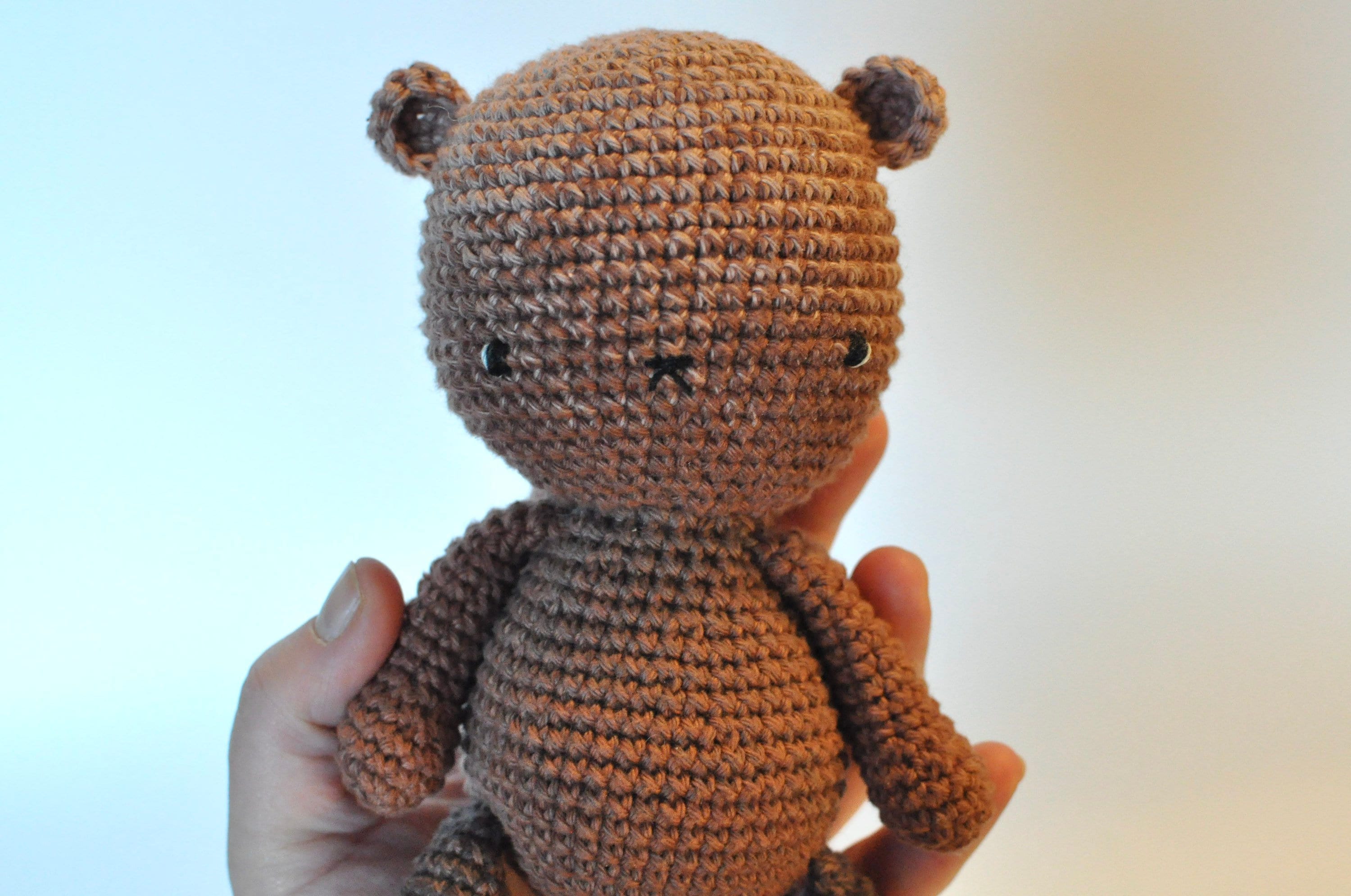 Virkad Nalle Björn - Amigurumi Gosedjur Mjukdjur Crochet Soft Toy ...