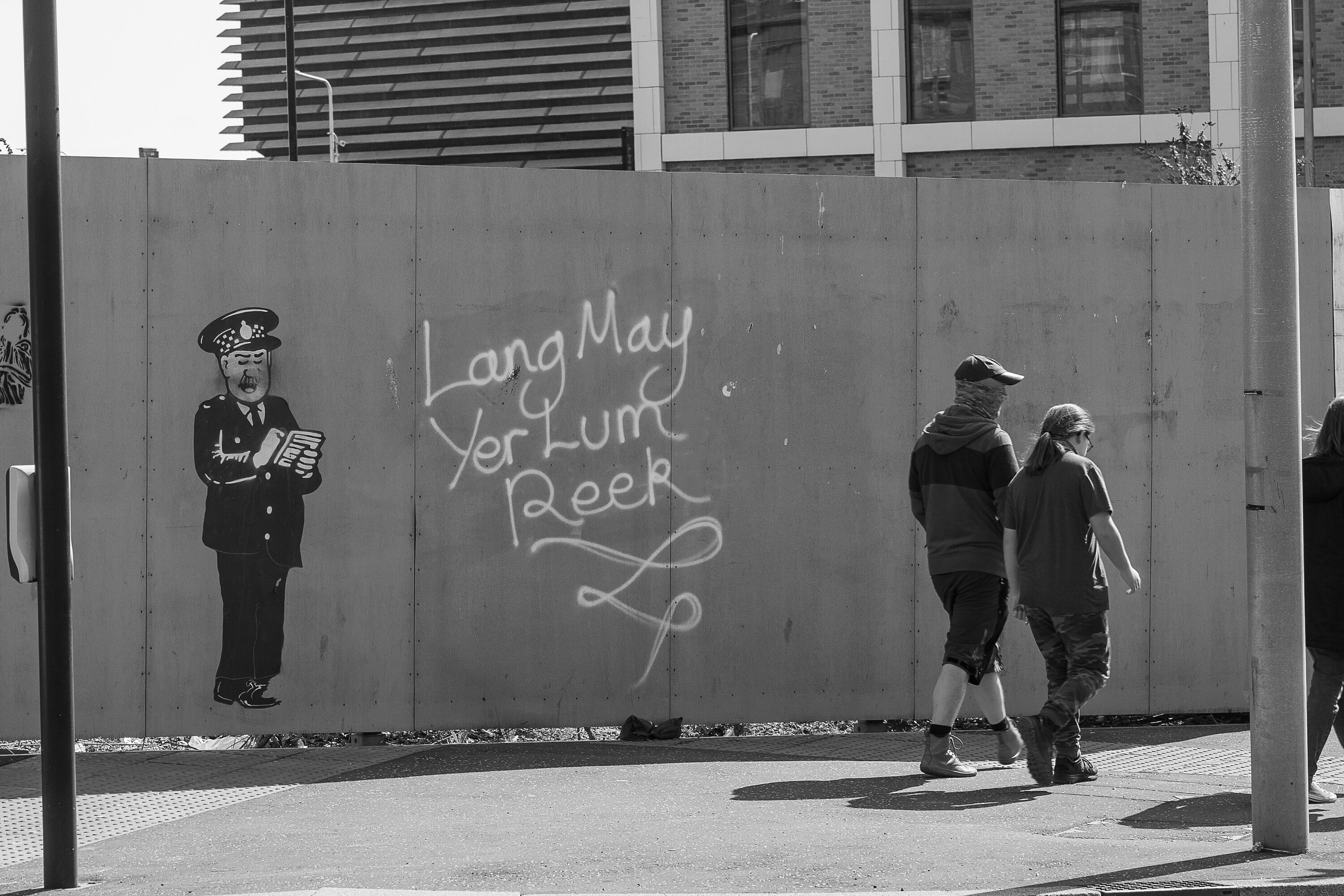 Scotland Dundee Print PC Murdoch Lang May Yer Lum Reek Graffiti Street ...